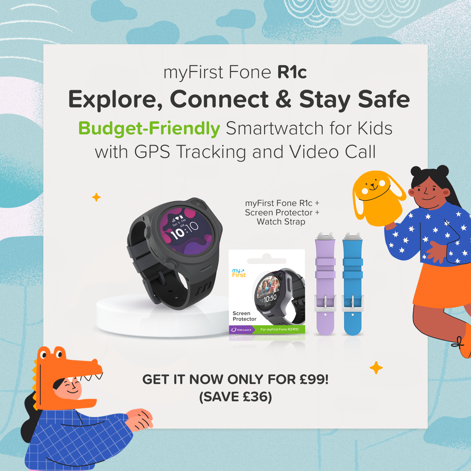 Fone R1c Children's Day Bundle – myFirst UK