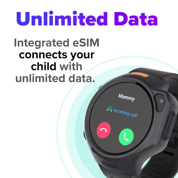 4G eSIM for Kids with GPS Tracking, Video Call (Round) | myFirst Fone ...
